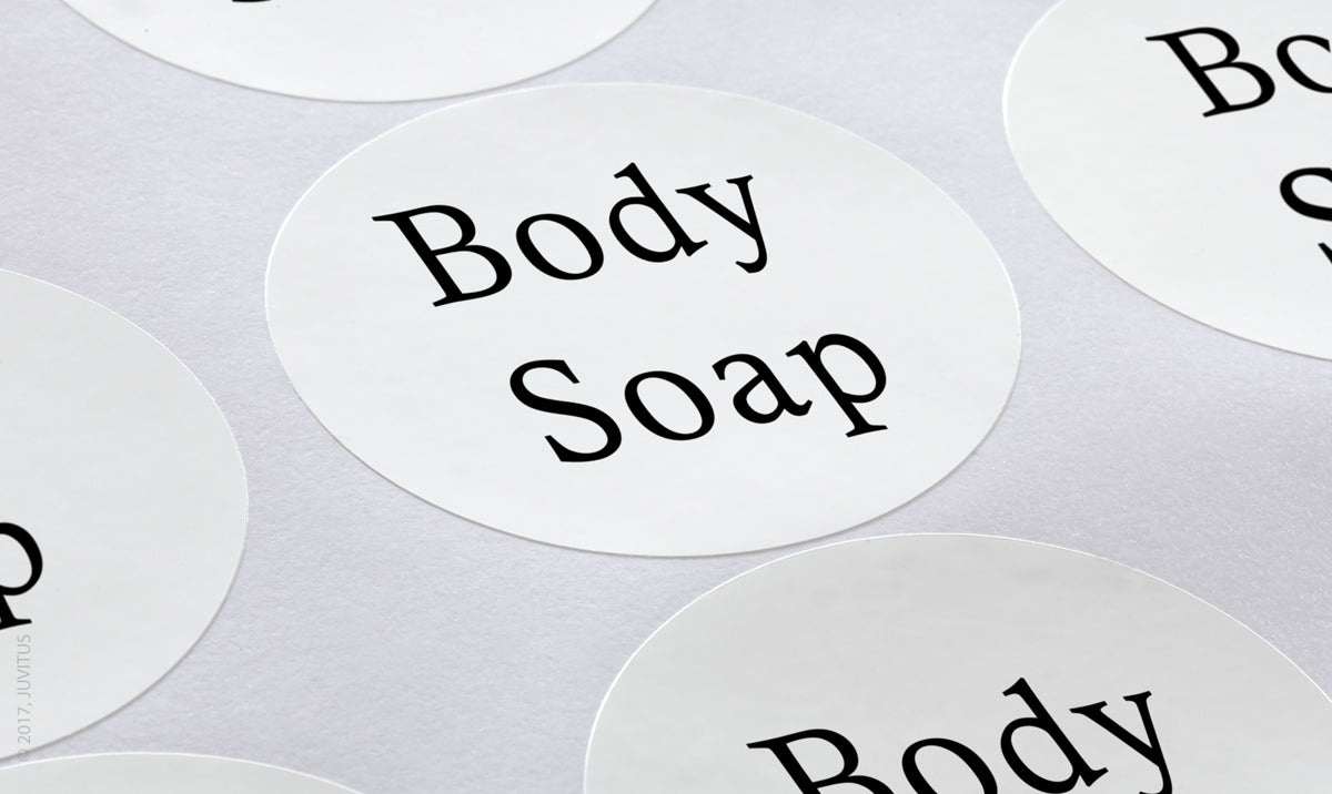 Standard White Matte Circle Labels, 2.5 Inch Diameter, with ...