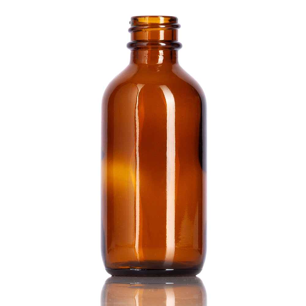 Amber Glass Boston Bottles