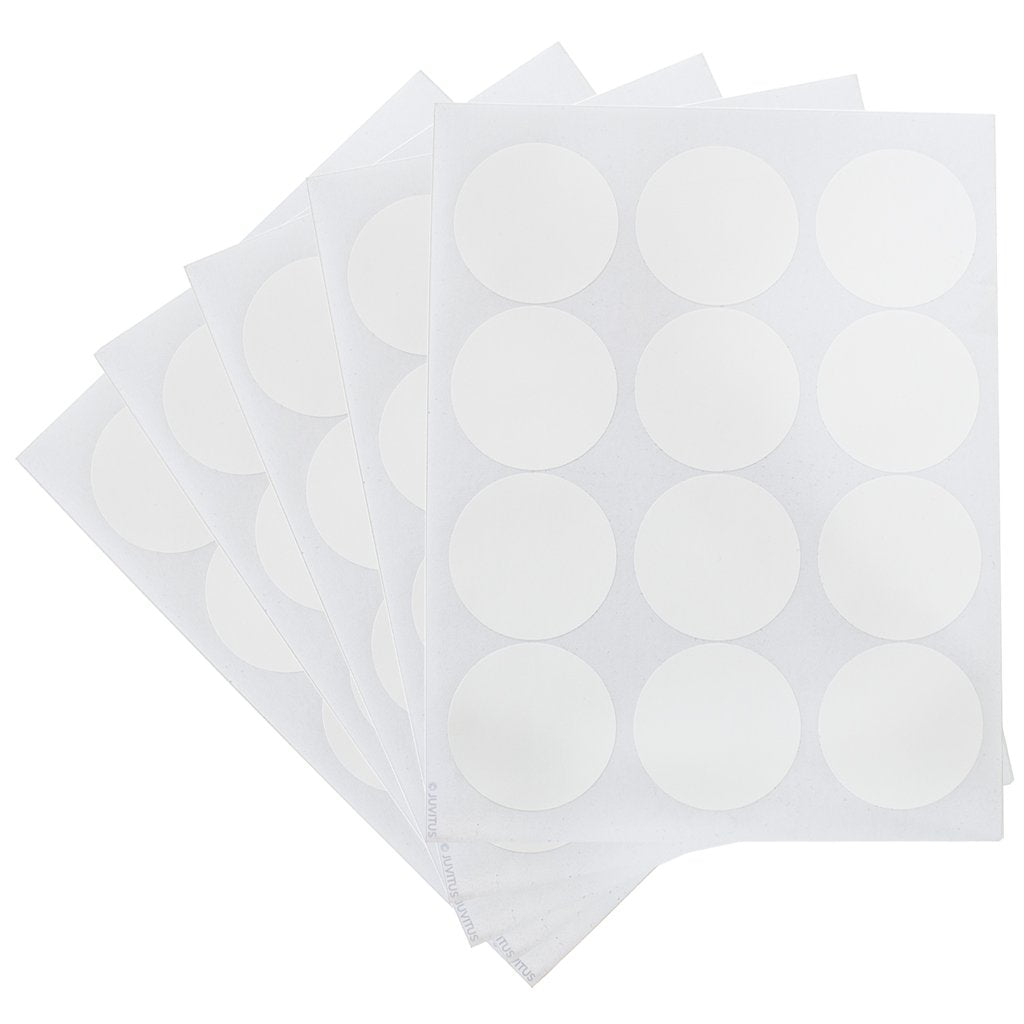 White Circle Waterproof Essential Oil Labels for Bottles & Jars â€“ 2.5 ...