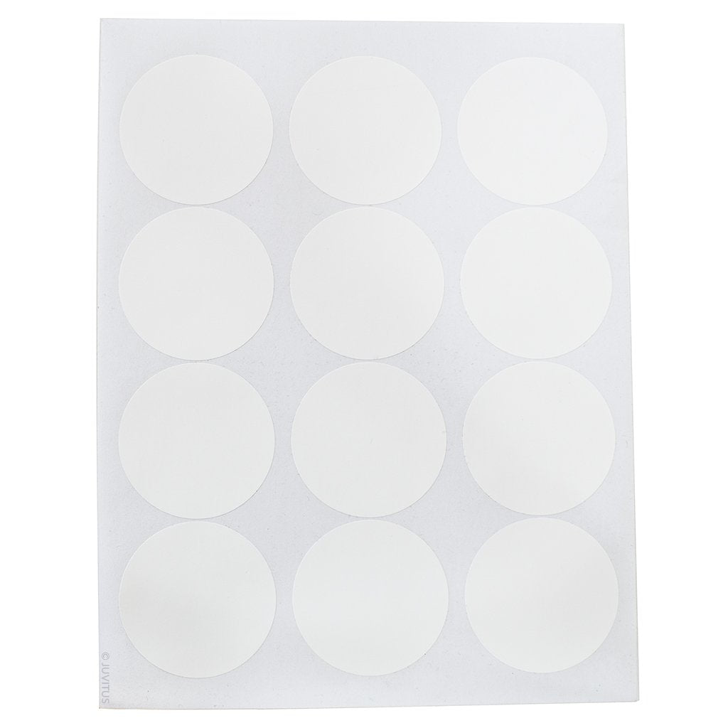 White Circle Waterproof Essential Oil Labels for Bottles & Jars â€“ 2.5 ...