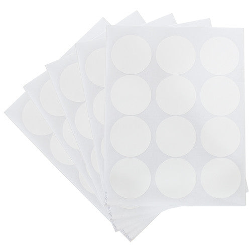 White Round Waterproof Essential Oil Labels for Bottles & Jars - 2.5 ...